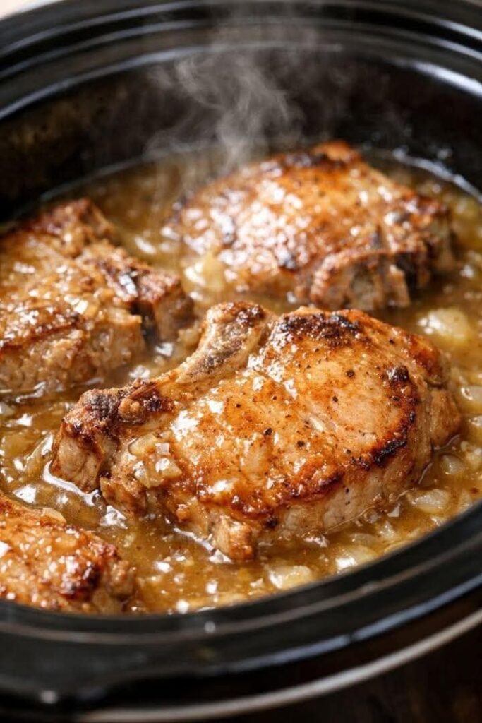 Slow Cooker Smothered Pork Chops KFC Menu UK